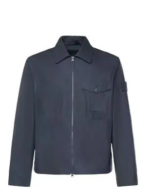 Stone Island Patch-pocket Shirt Jacket - Blue