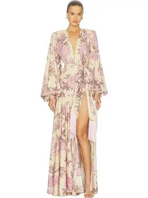 BRONX BANCO Magnolia Carmen Gown - Ivory