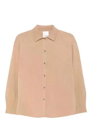 ALLUDE Buttoned Cardigan - Neutrals