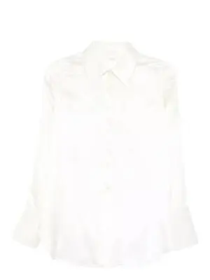 Co Satin Shirt - Neutrals