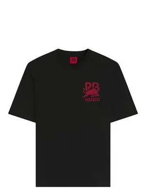 Hugo Delel Logo-detail T-shirt - Black