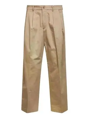 Nn07 Justin Pleated Trousers Neutrals