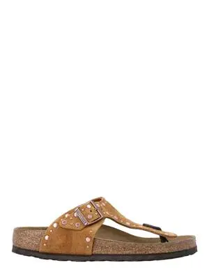 BIRKENSTOCK Gizeh Rivet Sandals Brown
