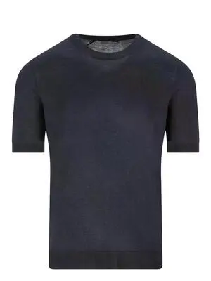 Tagliatore Ribbed T-shirt - Blue