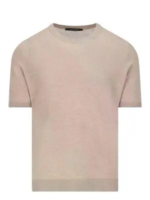 Tagliatore Ribbed T-shirt Neutrals