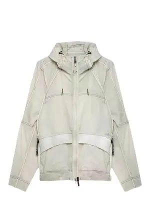 Oakley Contrast-stitch Hooded Jacket - Neutrals