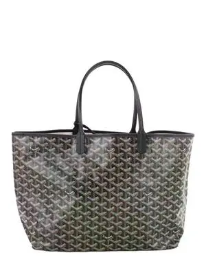 Goyard Saint Louis Coated Canvas Pm Tote Bag - Black