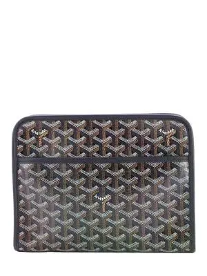 Goyard Jouvence Toiletry Pouch Coated Canvas MM Black