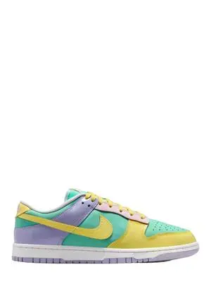 Nike Dunk Low Lace-Up Sneakers Yellow