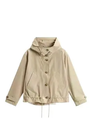Woolrich Hooded Jacket - Neutrals