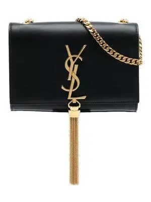 Saint Laurent Small Monogram Kate Tassel Crossbody Bag - Black