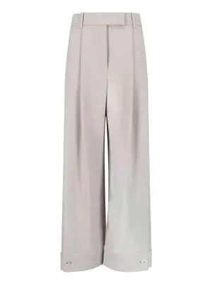 Giorgio Armani Wide-Leg Trousers Neutrals