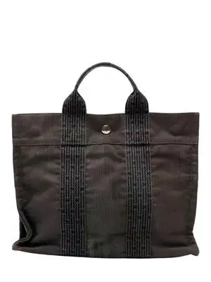Hermès Herline Pm Tote Bag Canvas 1990-2010 - Grey