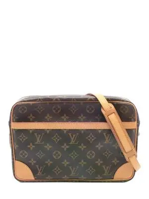 LOUIS VUITTON 2004 Monogram Trocadero 30 Crossbody Bag - Brown