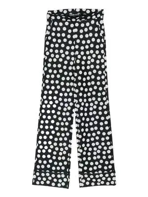 Chiara Boni La Petite Robe Polka Dot Trousers - Black