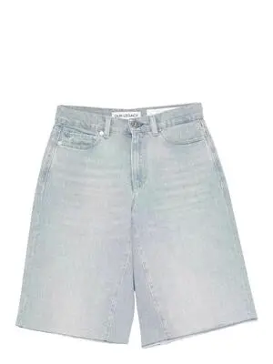 Our Legacy Frayed Hem Shorts - Blue