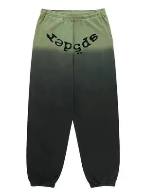 SP5DER Ombre-effect Track Pants - Black