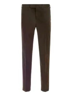 PT TORINO Belt-loops Trousers - Brown