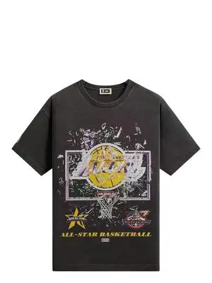 Kith X Nba Los Angeles Lakers Shattered Backboard T-shirt - Black