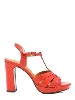 Chie Mihara Cafra Platform Sandals - Red