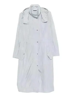 Akris Hooded Coat - Grey