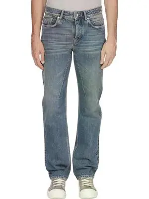 Rick Owens Cut Belt-loop Jeans - Blue