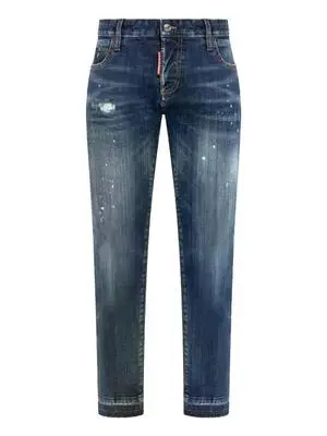 Dsquared2 Belt-loop Distressed Jeans - Blue