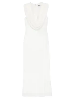 ROTATE BY BIRGER CHRISTENSEN Waterfall Maxi Dress - White
