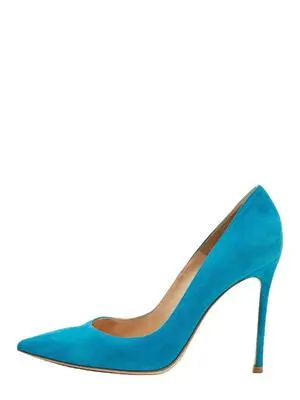 GIANVITO ROSSI Portofino Suede Pumps