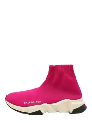 Balenciaga Speed Knitted Sneakers - Pink