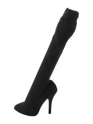 Dolce & Gabbana Sock High Suede Platform Pumps - Black