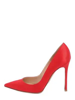 GIANVITO ROSSI Pointed Toe Stiletto Pumps - Red