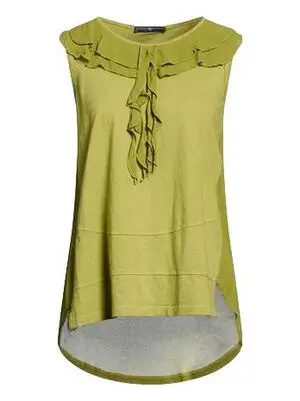 High Ruched Top - Green