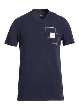 Armani Exchange T-shirt Size Cotton, Elastane - Navy
