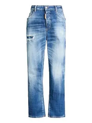 Dsquared2 Tapered Jeans In Denim - Blue