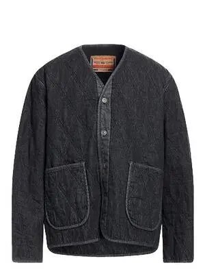 DIESEL® Denim Outerwear In Cotton And Hemp - Black