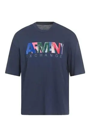 Armani Exchange T-shirt Azure Size Cotton - Navy
