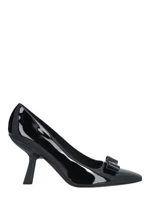 FERRAGAMO Pumps In Leather - Black