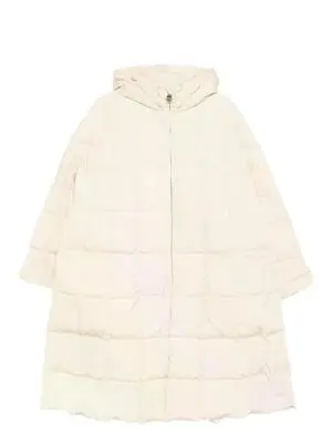 IENKI IENKI Trapeze Hooded Coat - Neutrals