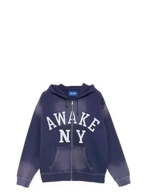 AWAKE NY Collegiate Arch Hooded Sweatshirt - Blue