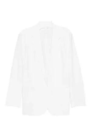 Norma Kamali Single-breasted Blazer - White