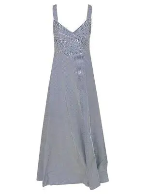 Ralph Lauren Striped Maxi Dress - Blue
