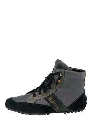 DOLCE & GABBANA Dolce & Gabbana High-Top Leather Sneakers