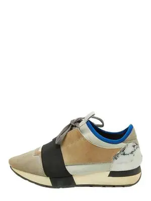 Balenciaga Panelled Sneakers - Neutrals