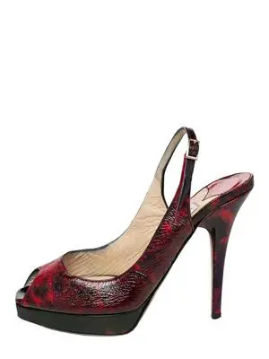 JIMMY CHOO 115mm Stiletto Heel Pumps - Red