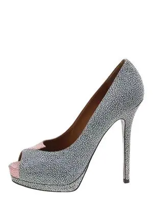 FENDI Fendi Pebble-Pattern Leather Pumps