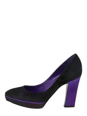 SERGIO ROSSI Platform Heel Pumps - Black
