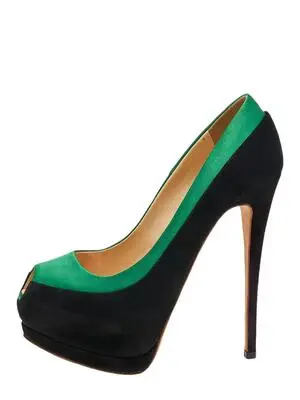 GIUSEPPE ZANOTTI Peep-toe High-heel Platform Pumps - Black