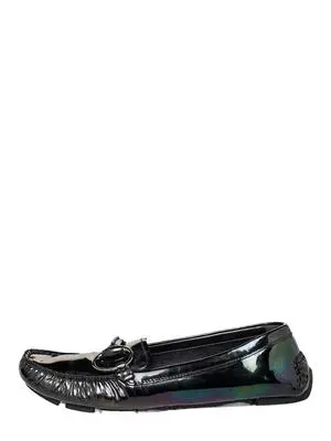Gucci Patent Finish Loafers - Black