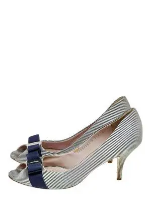 FERRAGAMO 75mm Vara Pumps - Blue